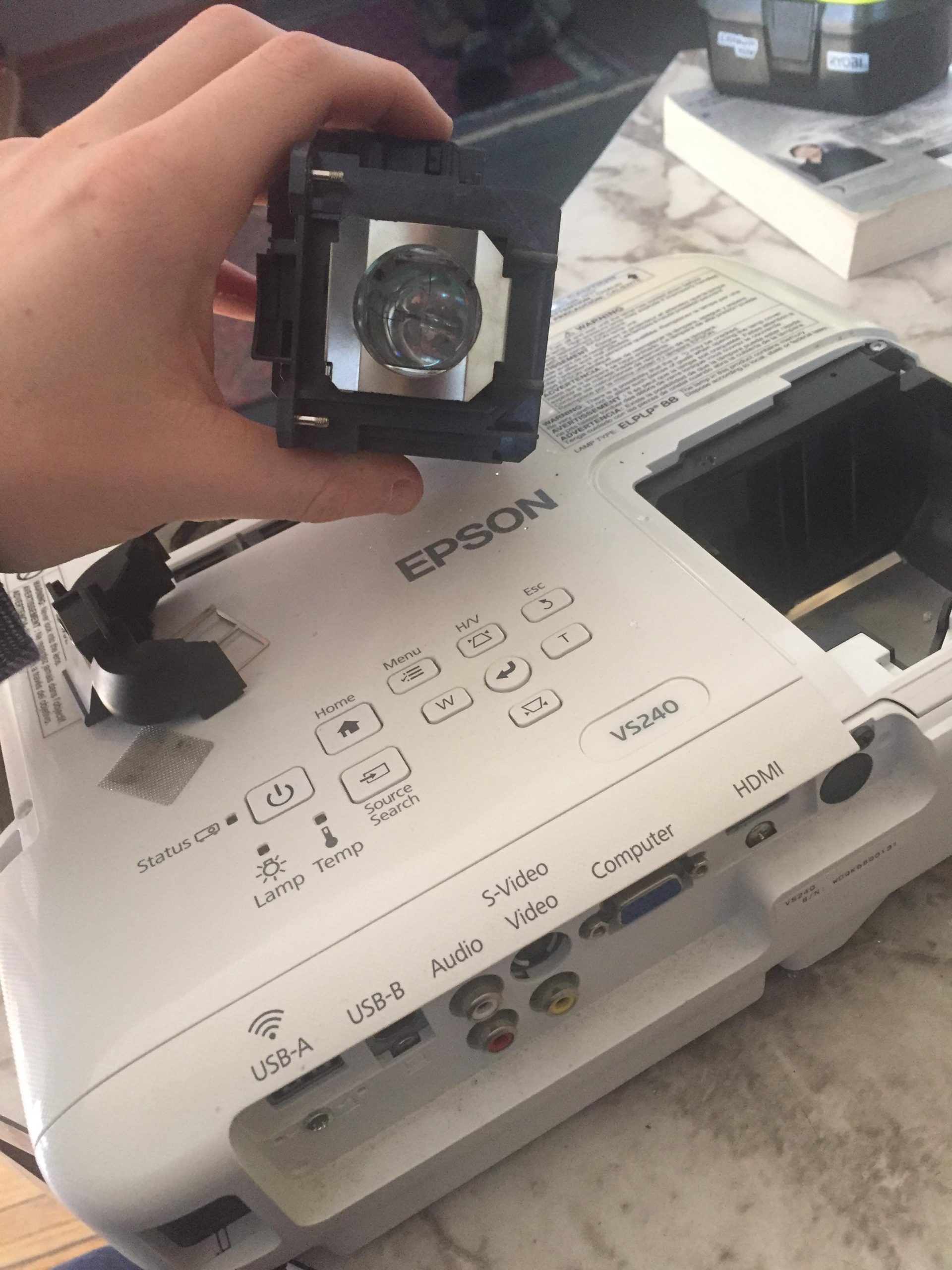 6 Basic Steps for Lamp Replacement - Projector Repair World Hyderabad